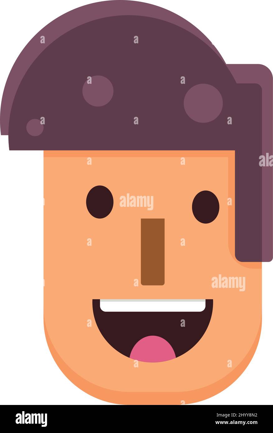 Isolated happy boy avatar cartoon Vector Stock Vector Image & Art - Alamy