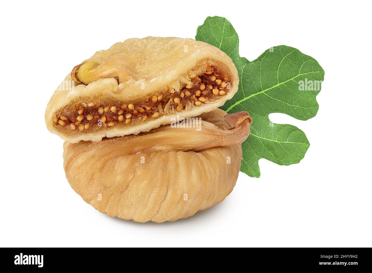 dried fig isolated on white background with clipping path and full ...