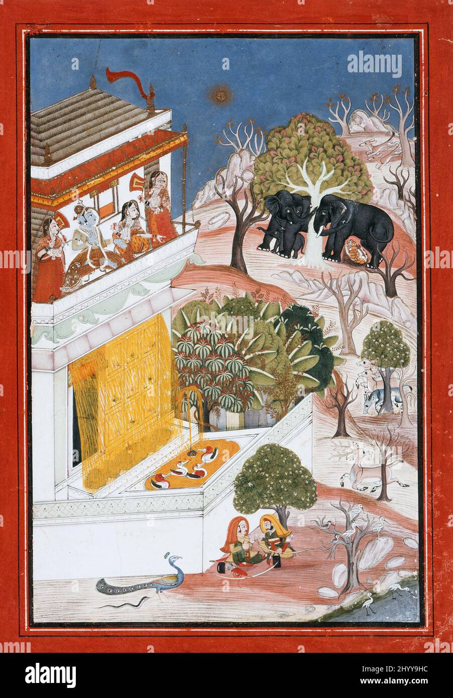 The Month of Jeth (May-June), Folio from a Barahmasa (The Twelve Months ...