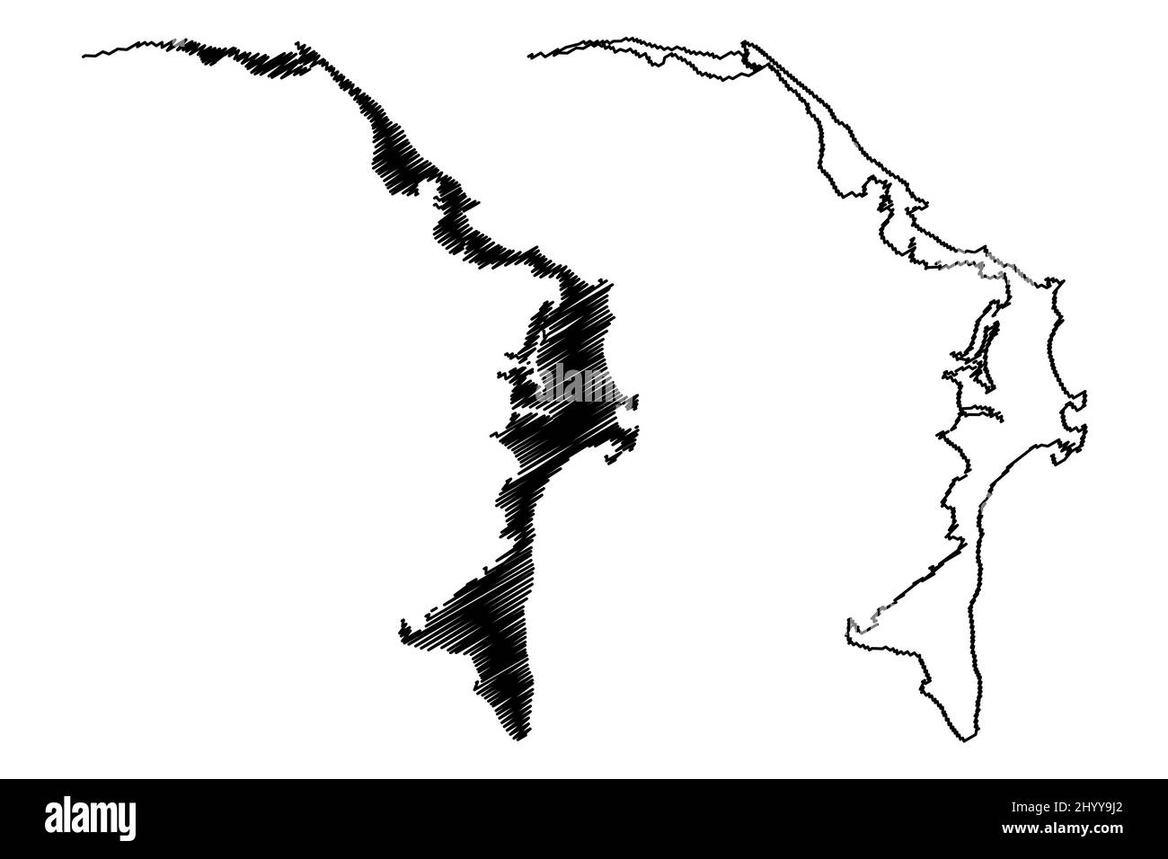 Little abaco island map Stock Vector Images - Alamy