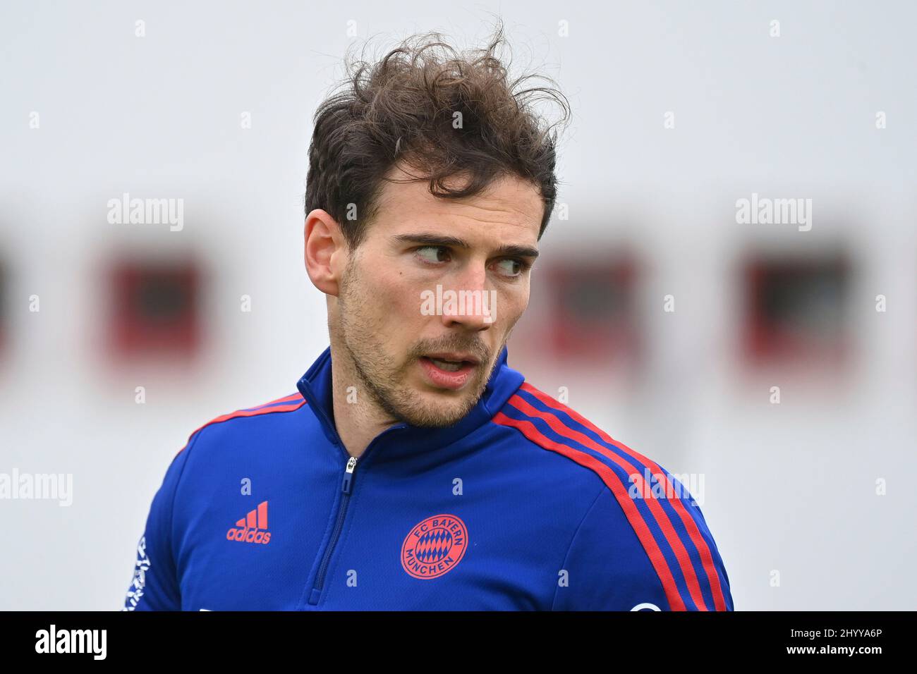 Munich, Deutschland. 15th Mar, 2022. Leon GORETZKA (FC Bayern Munich ...