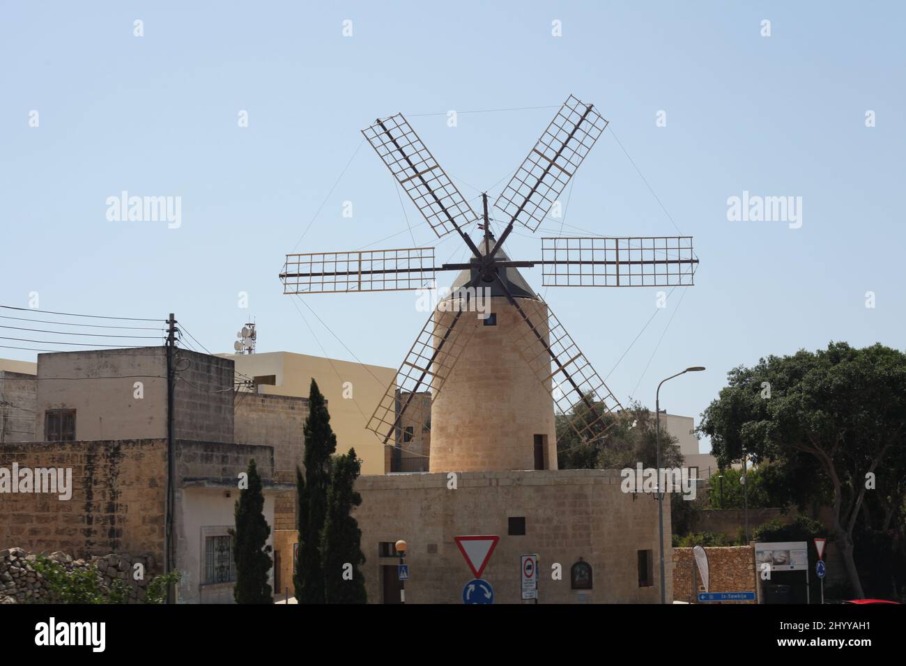 Historical attraction - Windmill Museum Stock Photo - Alamy