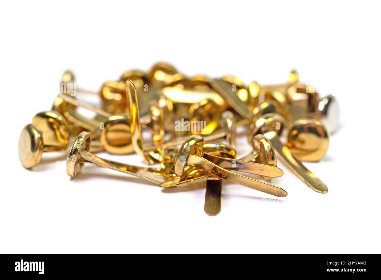 Sample bag clips isolated against white background Stock Photo - Alamy