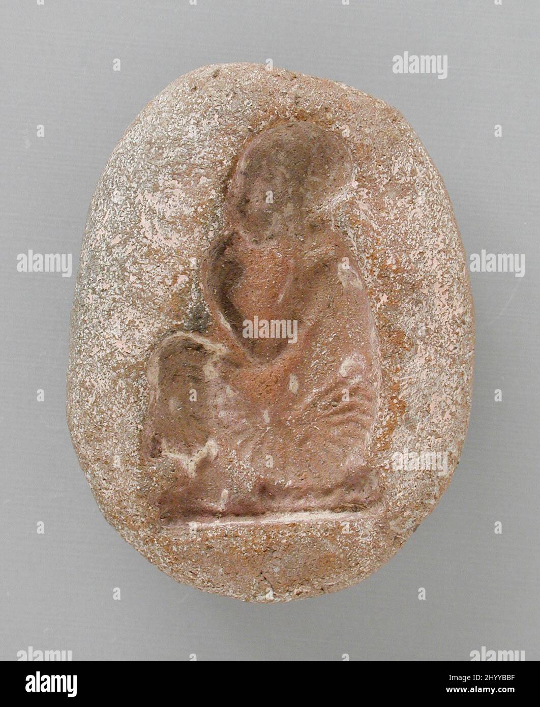 Mold with Image of a Royal Child with Sidelock. Egypt, New Kingdom ...