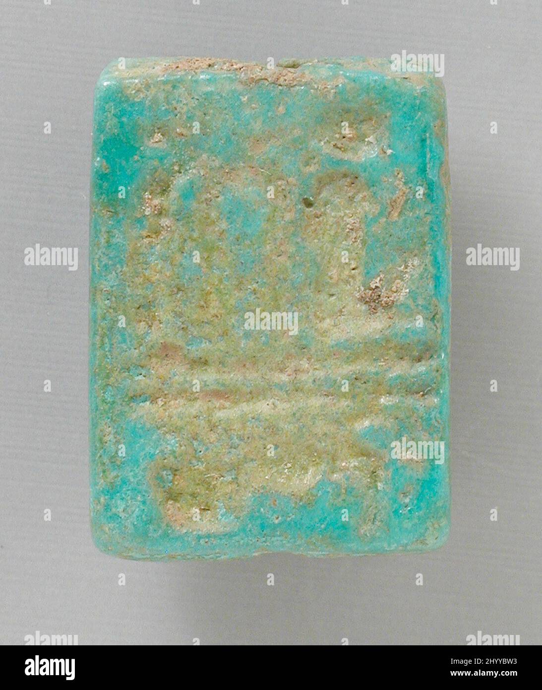 Molded Faience Double-sided Plaque with names of Ramses III. Egypt, New ...