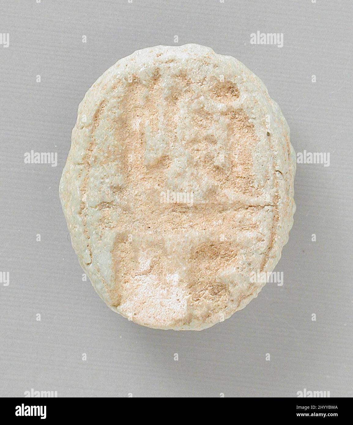 Molded Faience Plaque with Throne Name of Tawosret. Egypt, New Kingdom ...