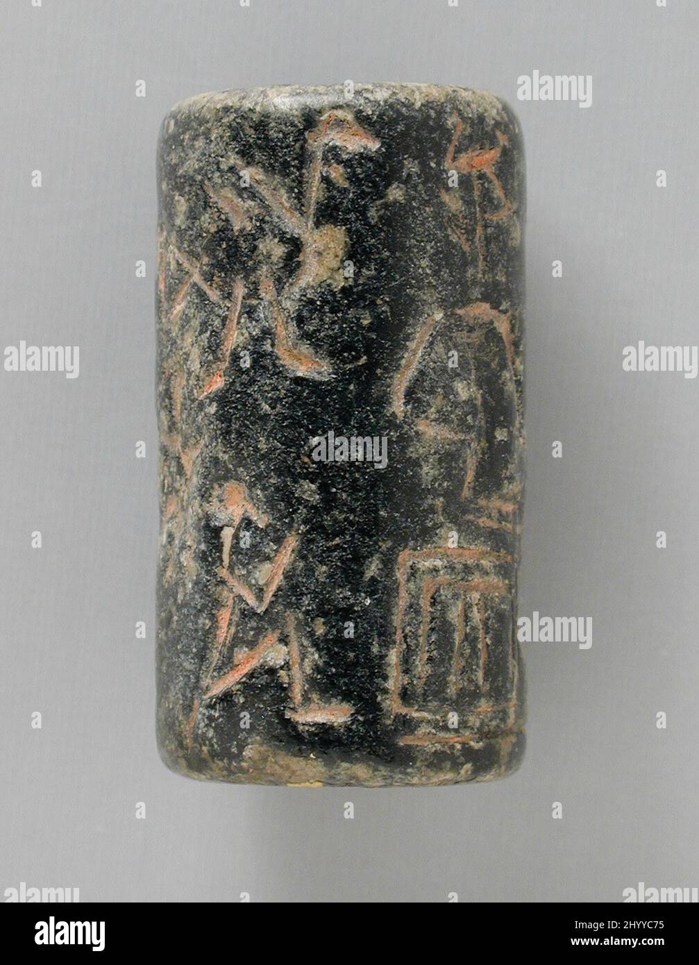 Cylinder Seal. Mesopotamia, 2200-1600 B.C.. Tools and Equipment; seals ...