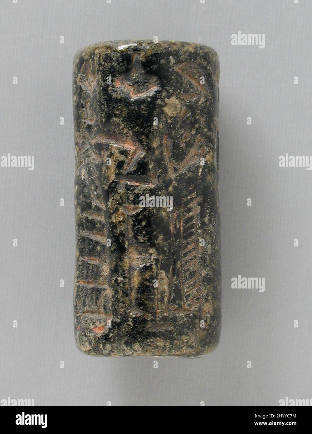 Cylinder Seal. Mesopotamia, 2500-1500 B.C.. Tools and Equipment; seals ...