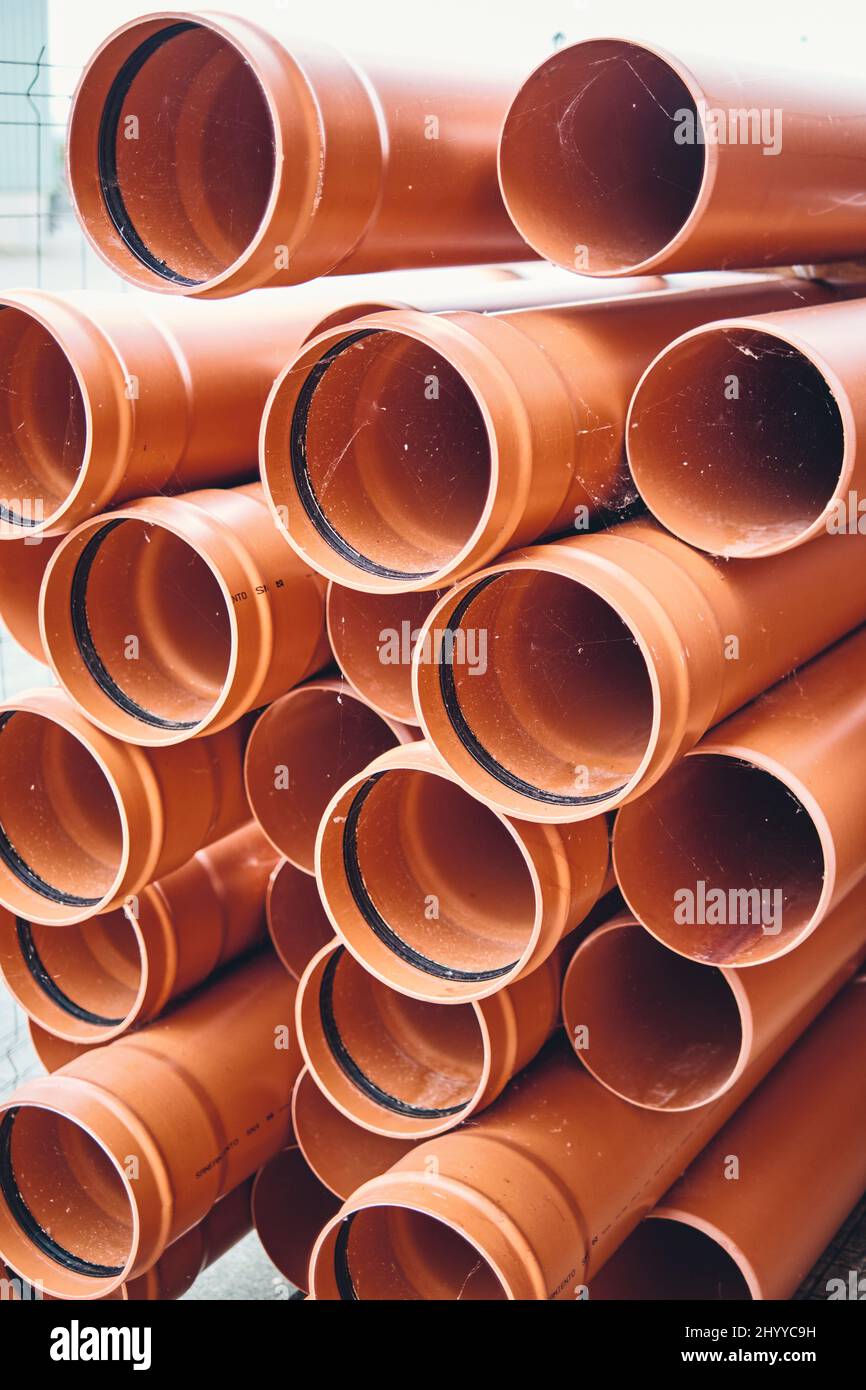 pile of pipes Stock Photo - Alamy