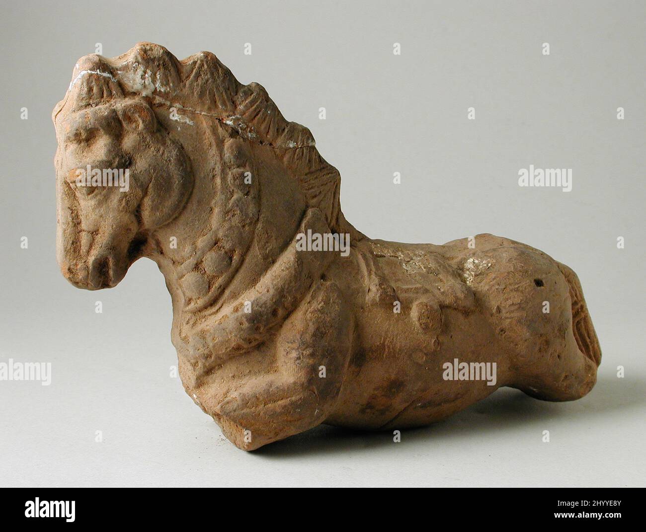 Horse. Egypt, 724 BCE - 641 CE. Sculpture. Terracotta Stock Photo - Alamy