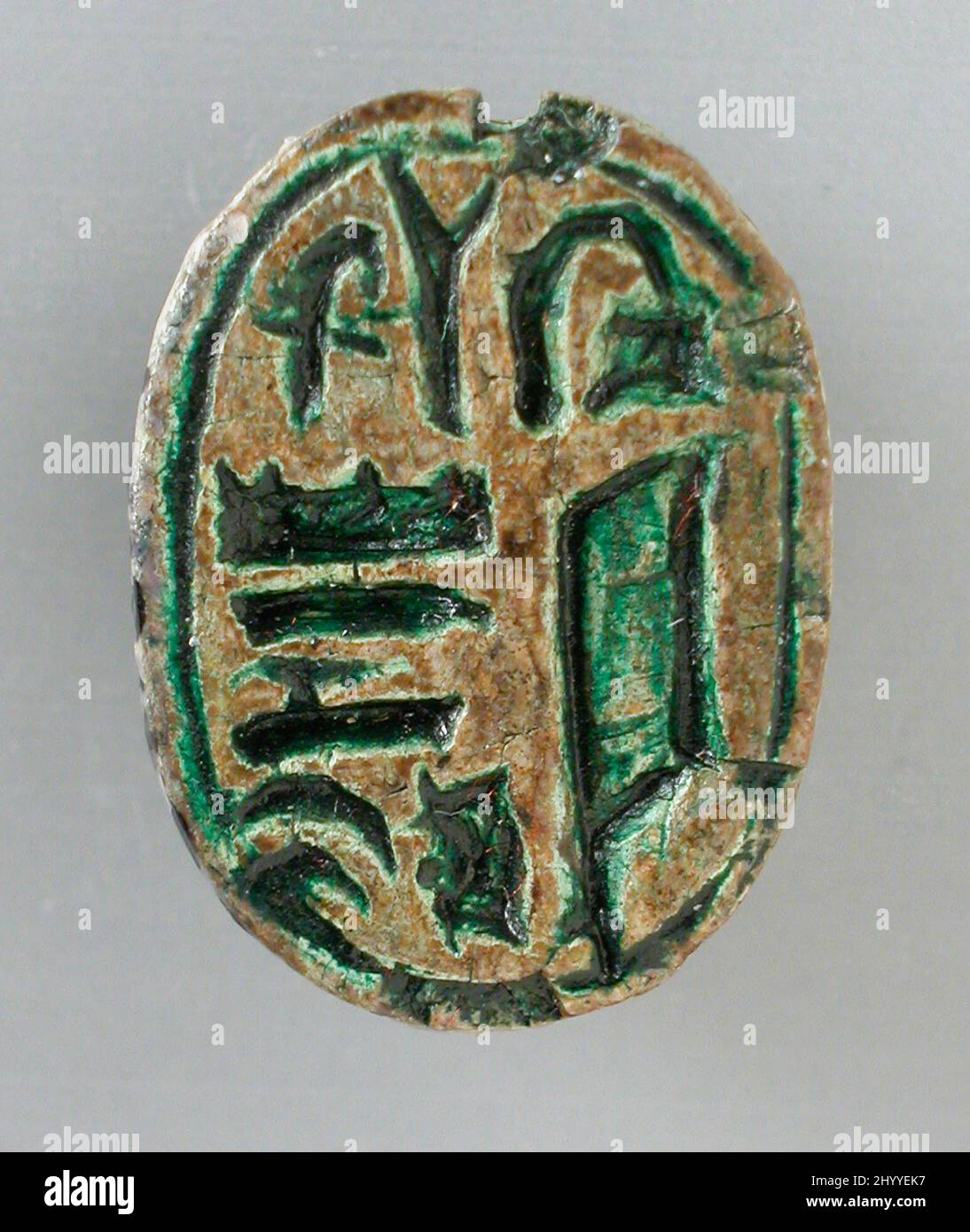 Scarab of Royal Scribe Amenhotep. Egypt, probably 18th - 20th Dynasty ...