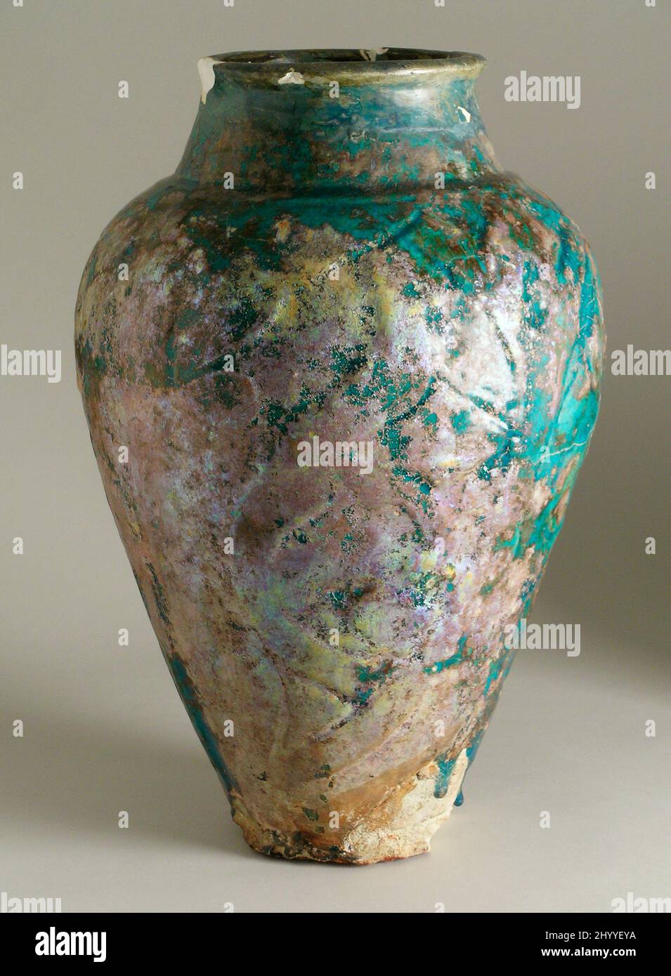 Vase. Syria, late 12th-first half of 13th century. Ceramics. Fritware ...