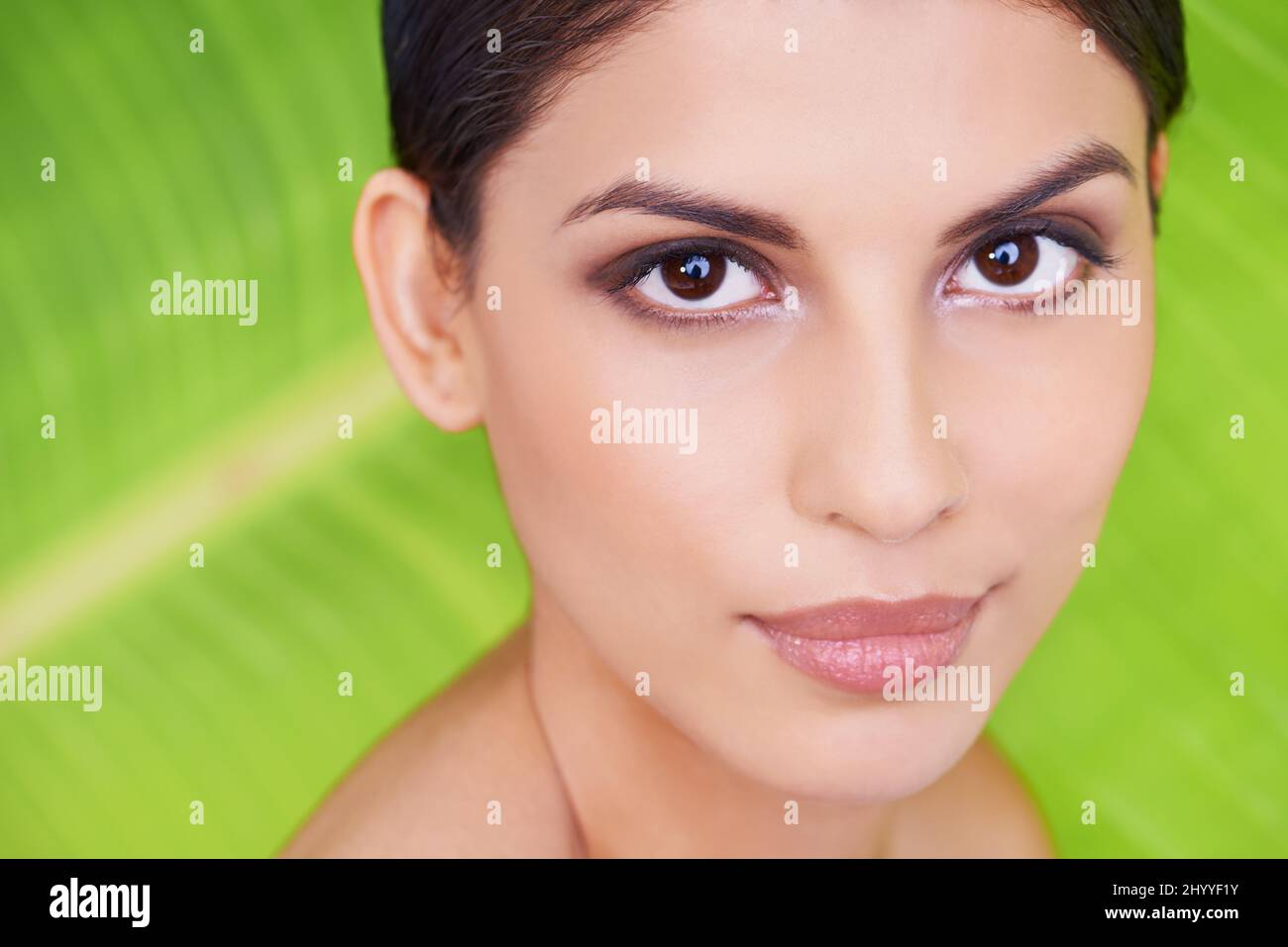 Shes a natural beauty. Studio portrait of a beautiful young woman ...