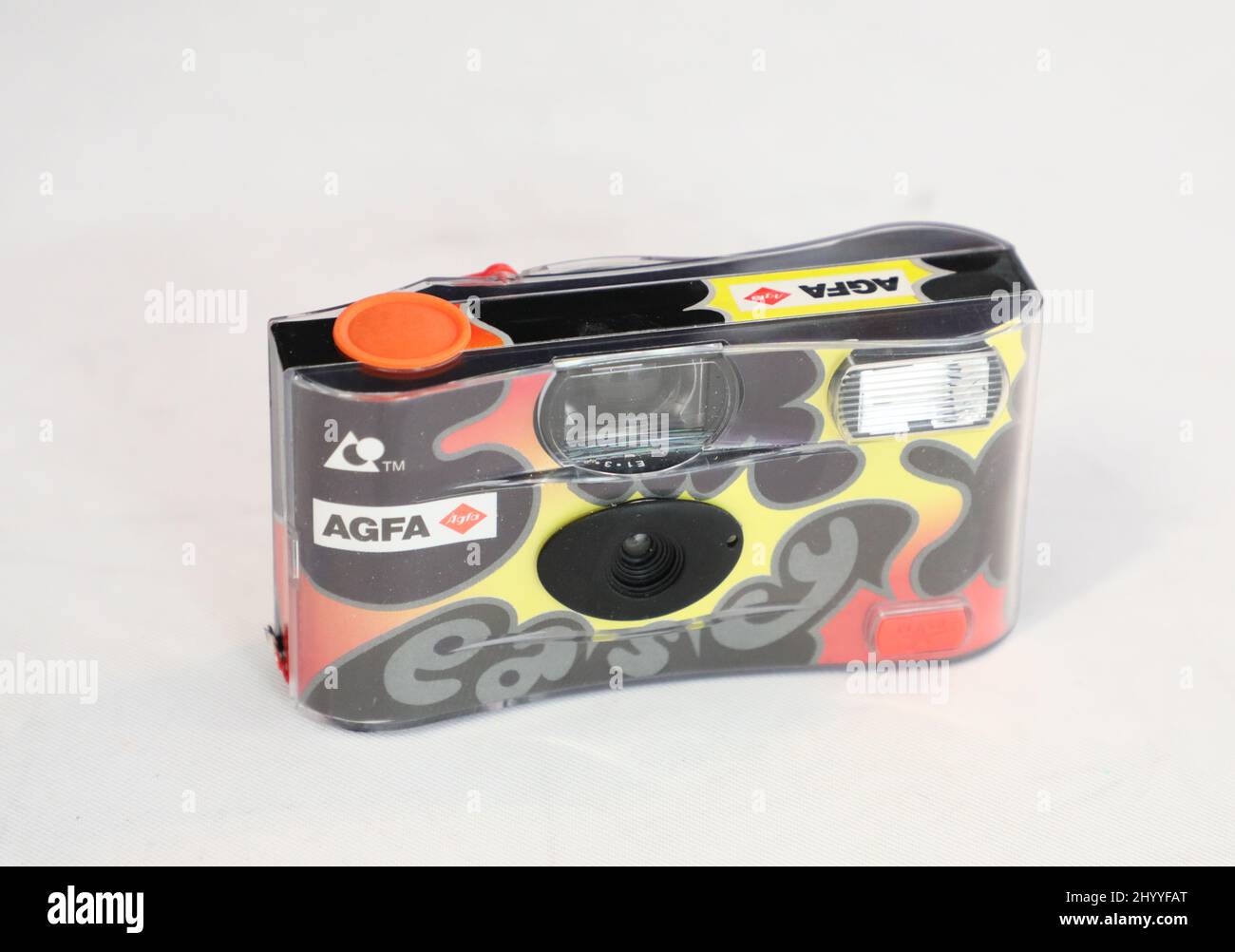 Disposable camera from Agfa at a camera museum, Vadstena, Sweden Stock ...