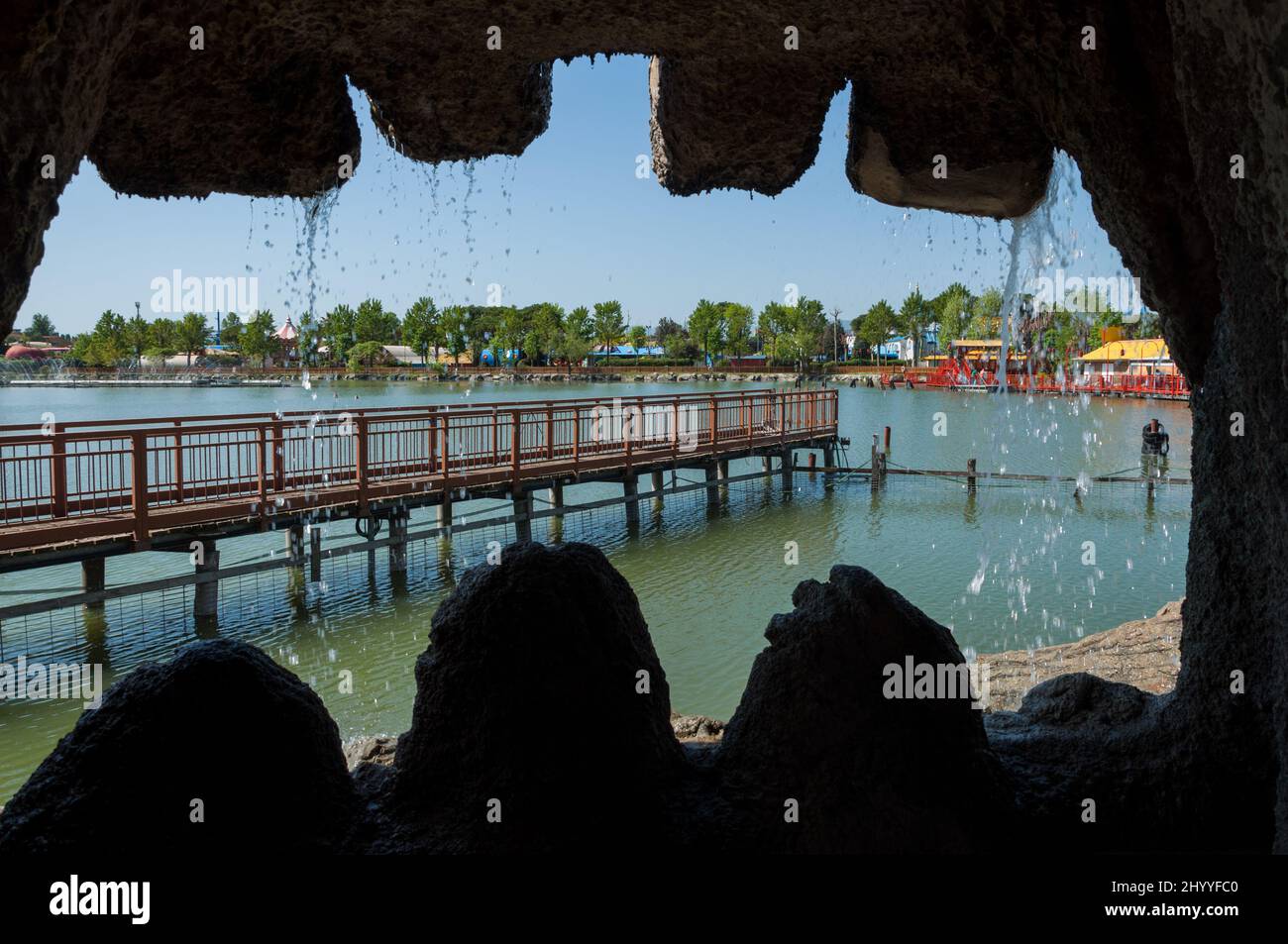 Beautiful view from a park Stock Photo - Alamy
