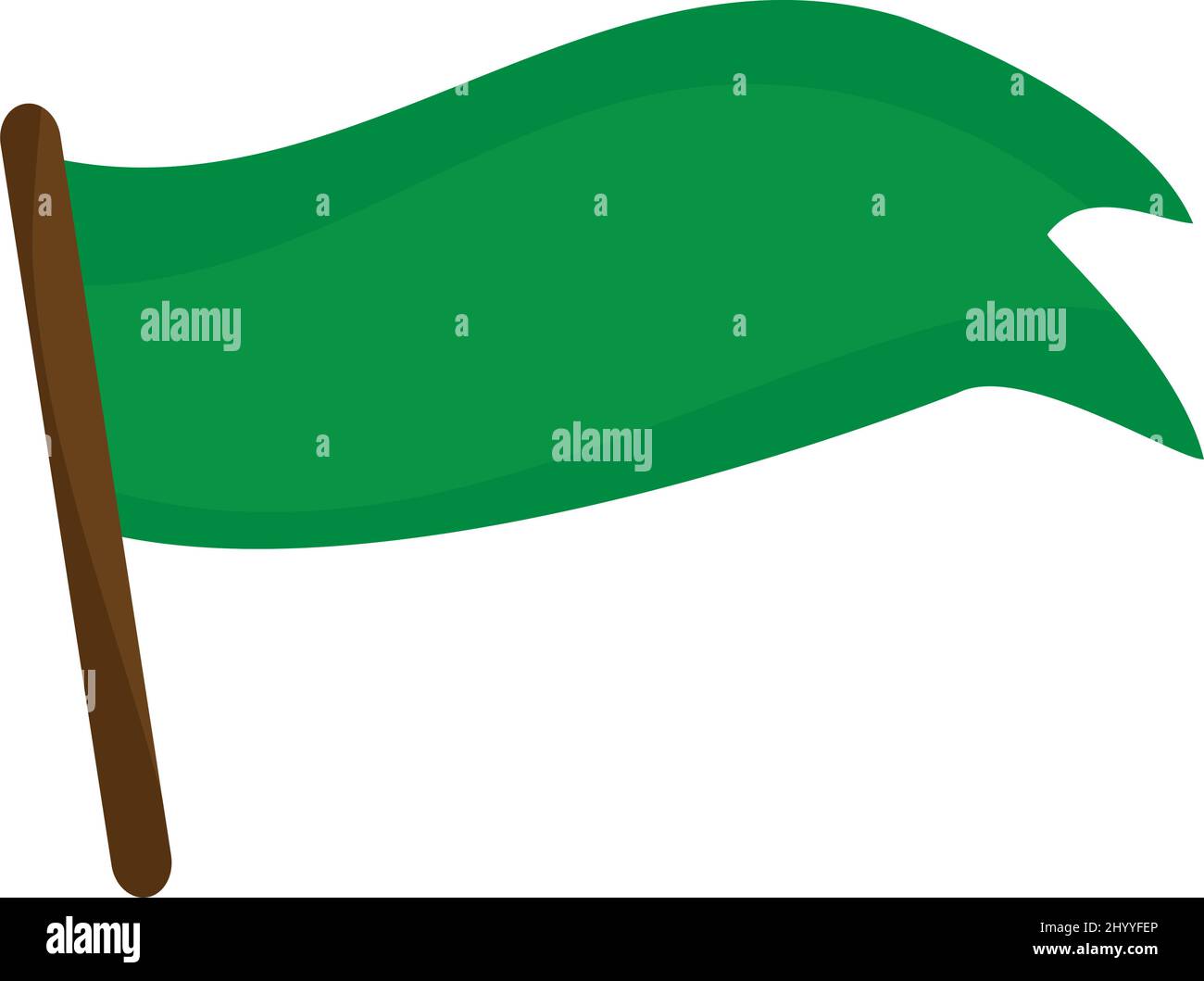 Green white green flag Cut Out Stock Images & Pictures - Alamy