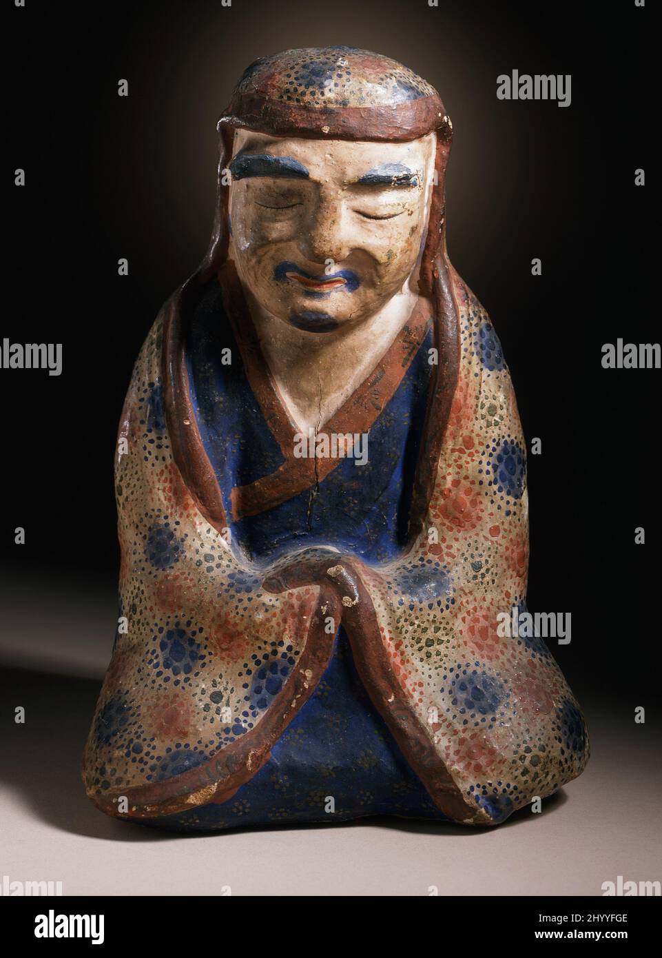 Wooden Seated Arhat Stock Photo - Alamy