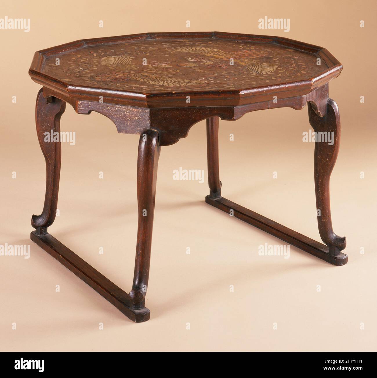 Tiger-legged Dining Table with Shark’s Skin and Phoenix Design. Korea ...