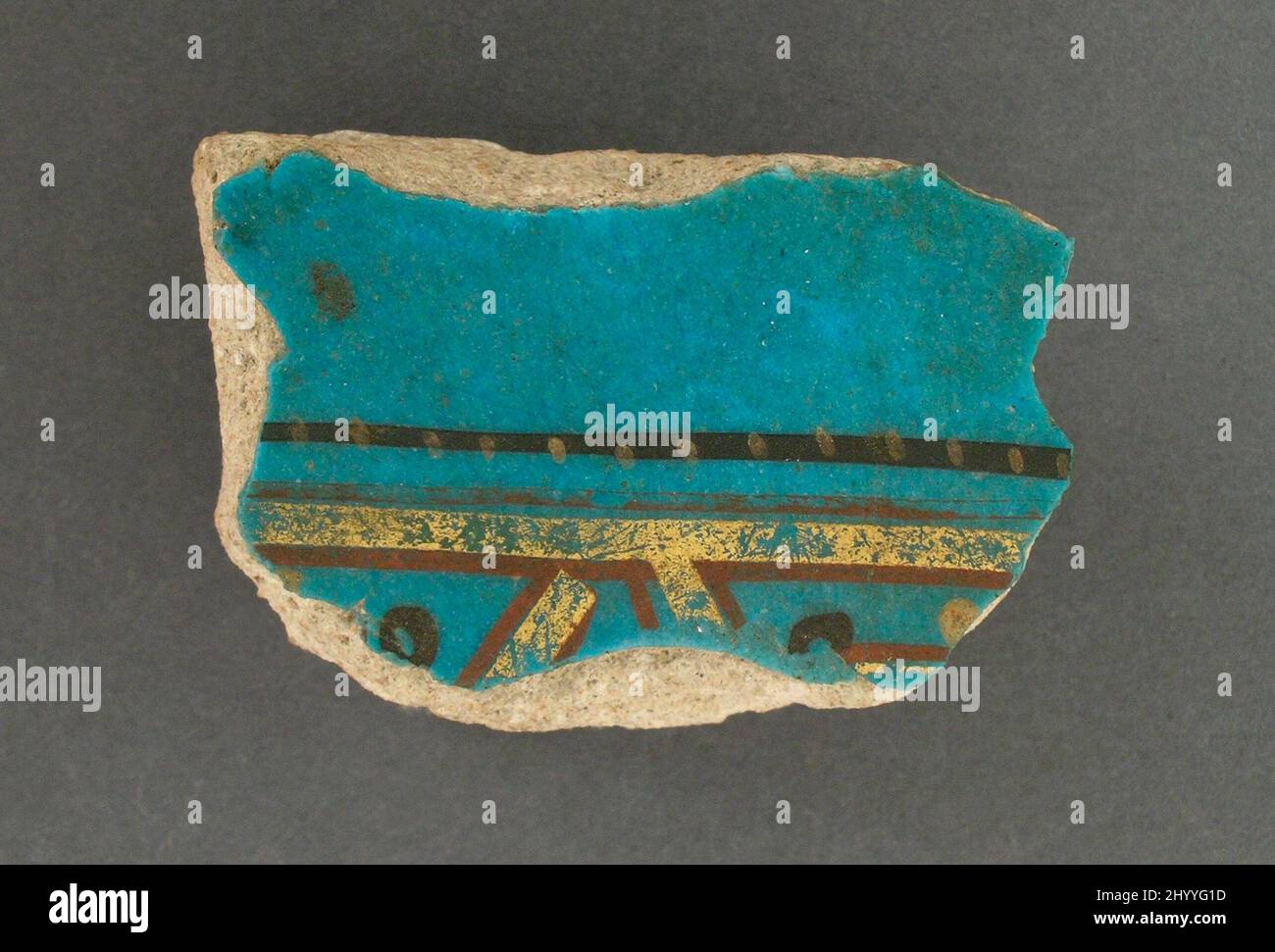 Ceramic Fragment. Iran, 14th century. Ceramics. Lajvardina (fritware ...