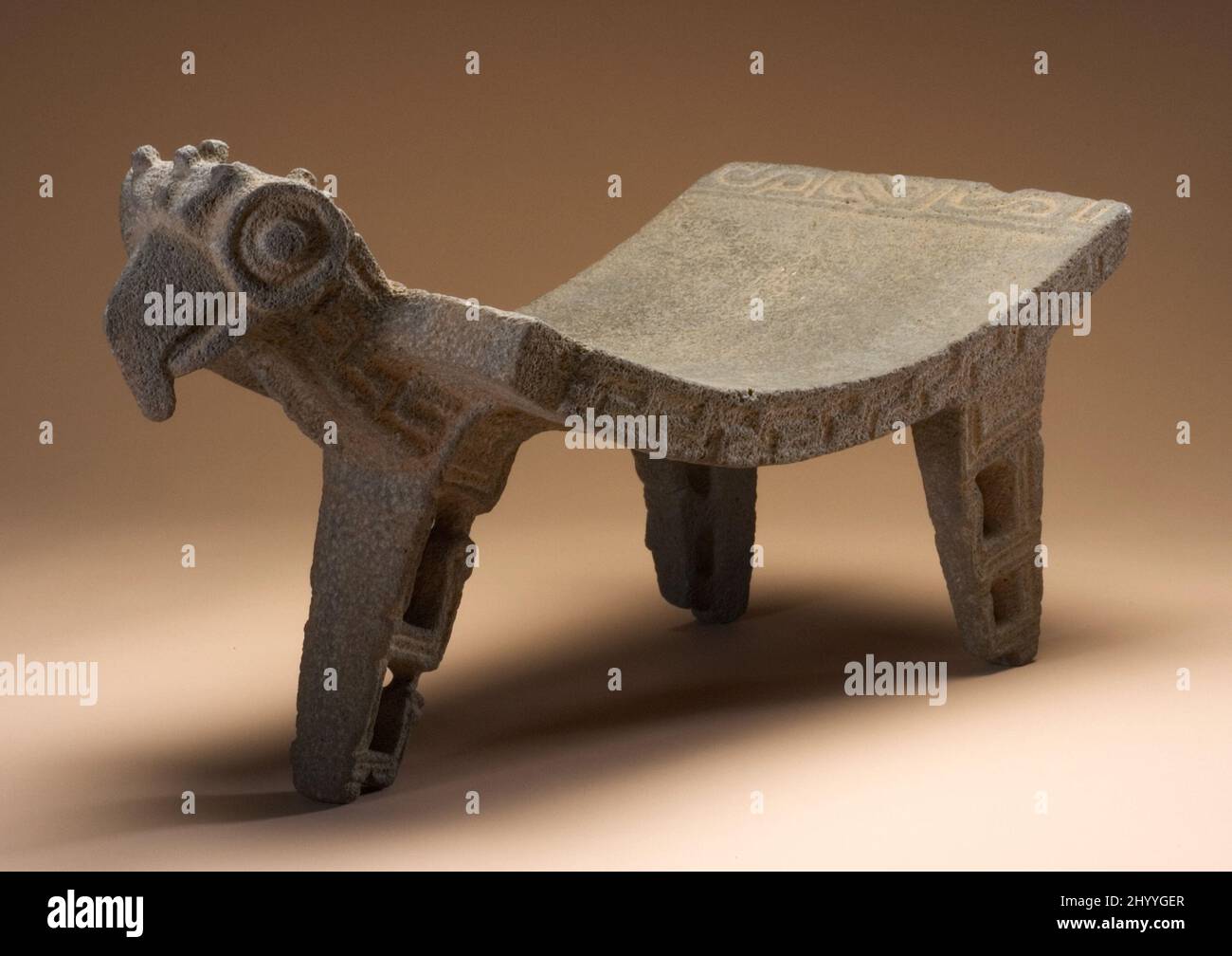 Metate with Bird Head. Costa Rica, Guanacaste-Nicoya, 300–700 CE. Stone ...