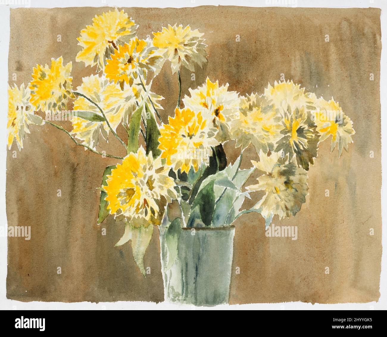 Untitled (Vase with Yellow Flowers). Hannah Borger Overbeck (United ...