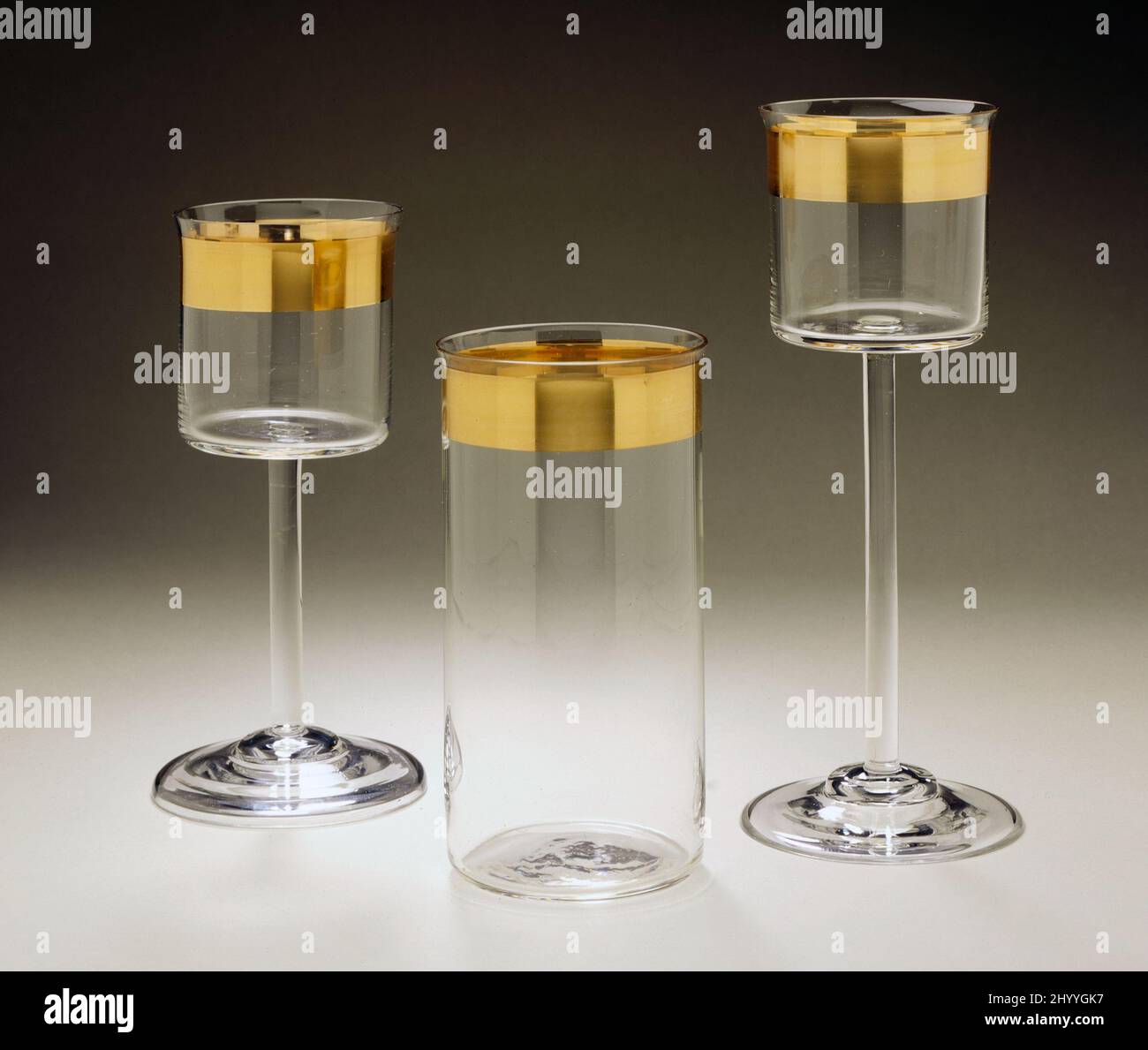 White Wine, Red Wine, and Water or Beer Glass, for the Wertheim ...