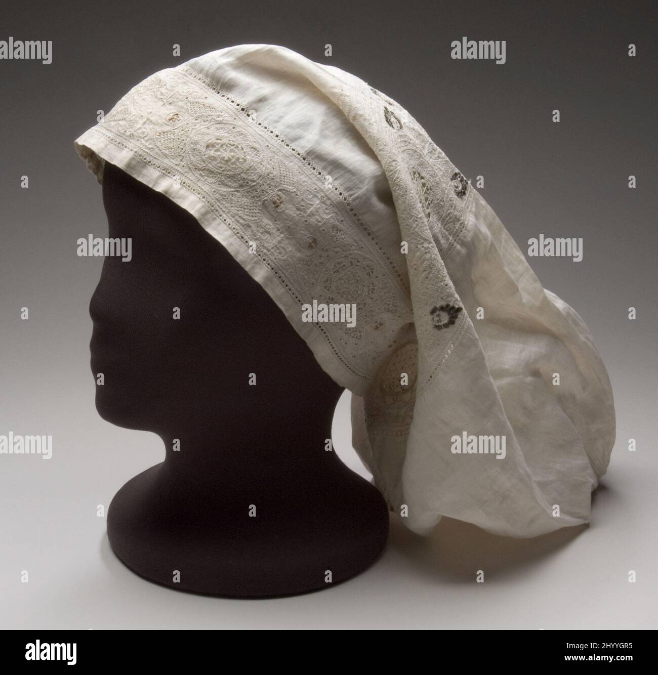 Man's Nightcap. probably Spain, circa 1700. Costumes; Accessories ...