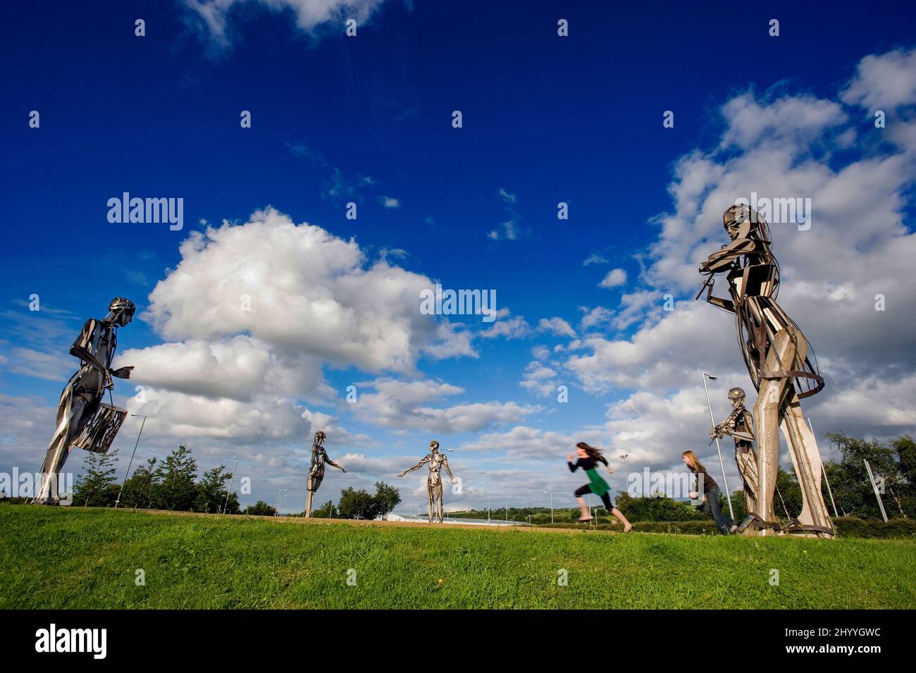 Let The Dance Begin Sculpture, Strabane, County Tyrone, Northern ...