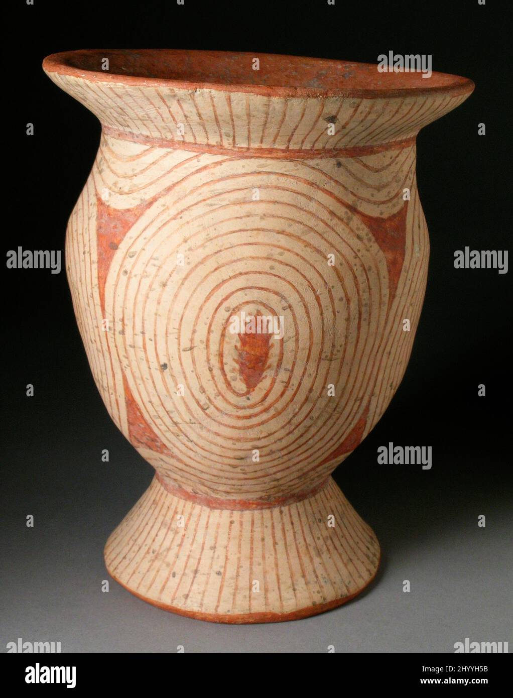 Pedestal Pot. Thailand, Ban Chiang culture, circa 300 B.C.-A.D. 200 ...