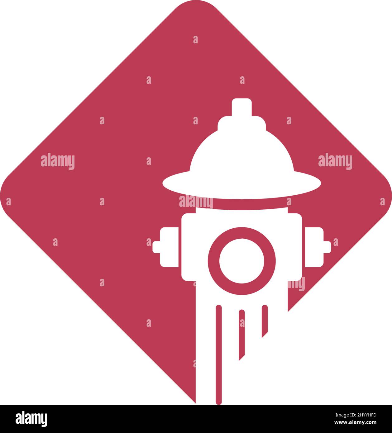 Hydrant icon logo design template vector illustration Stock Vector ...