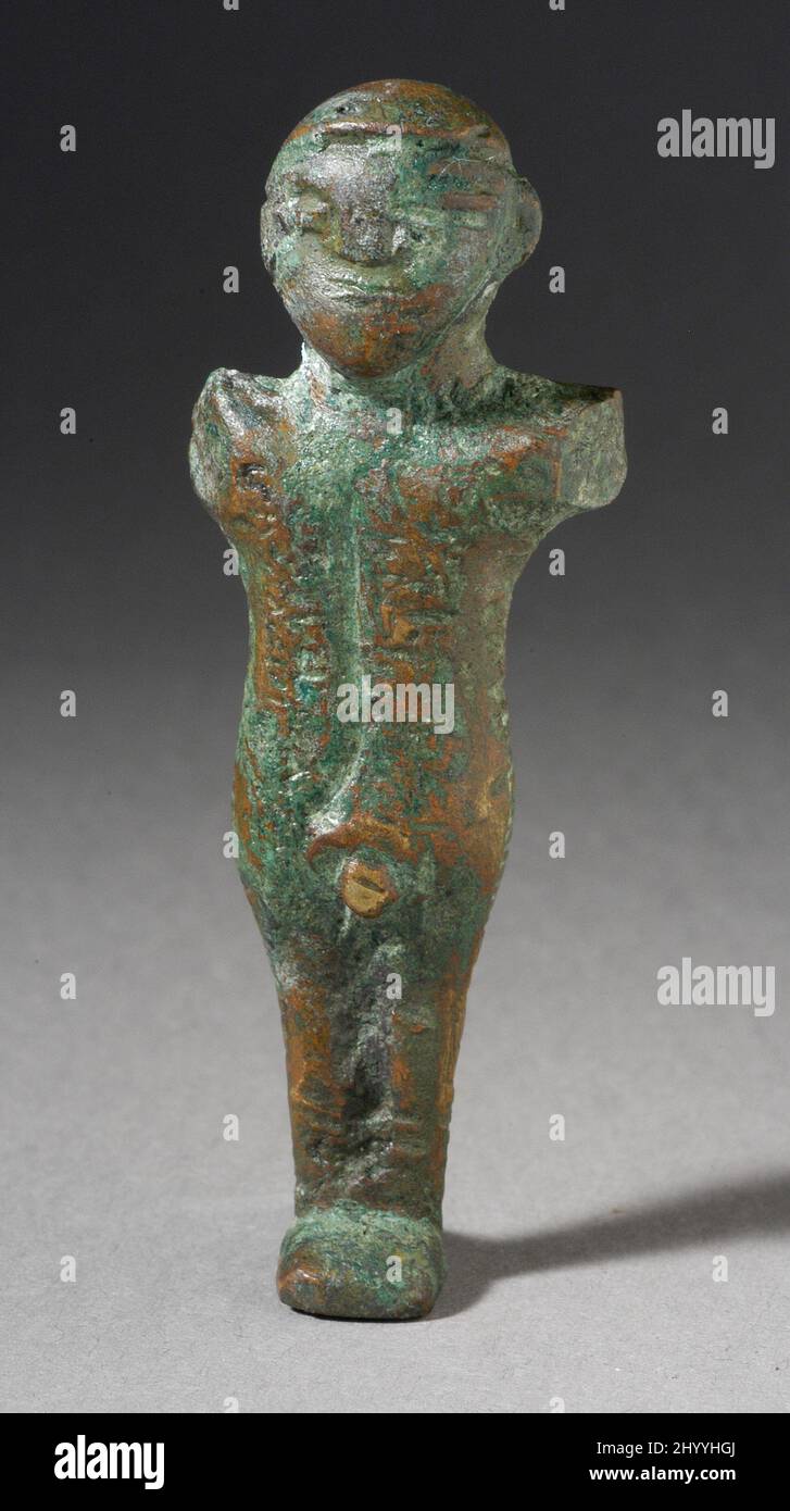 Figurine of a God Grasping His Phallus. Egypt, Late Period - Roman ...