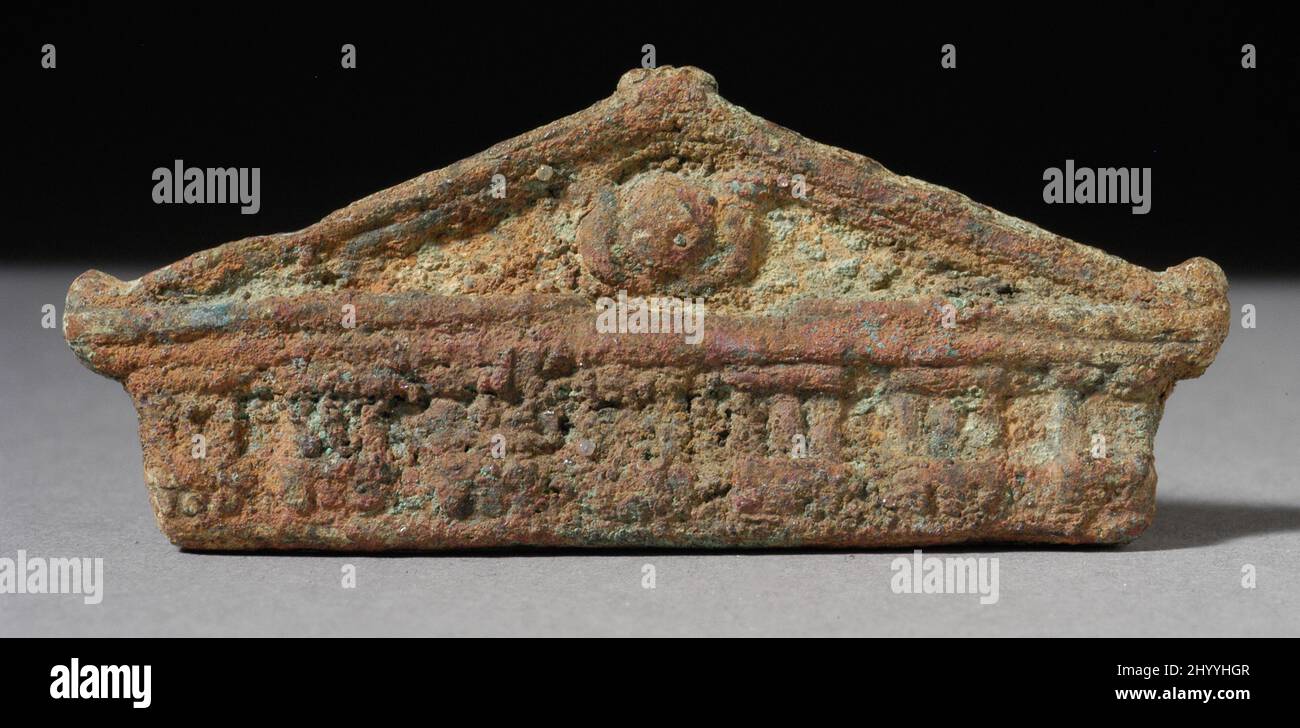 Figurine of a Temple Pediment. Egypt, Ptolemaic Period - Roman Period ...