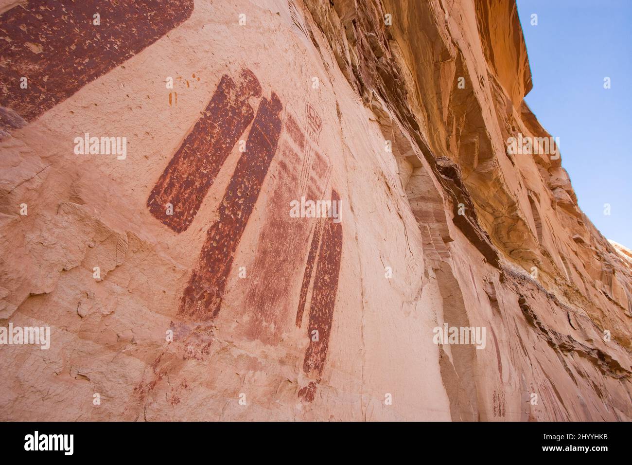 The Holy Ghost Panel in the Great Gallery, an ancient rock art panel in ...