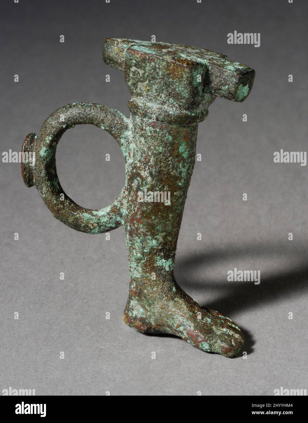 Symbolic Figurine Depicting a Leg and Anvil. Egypt, Roman Period (30 ...