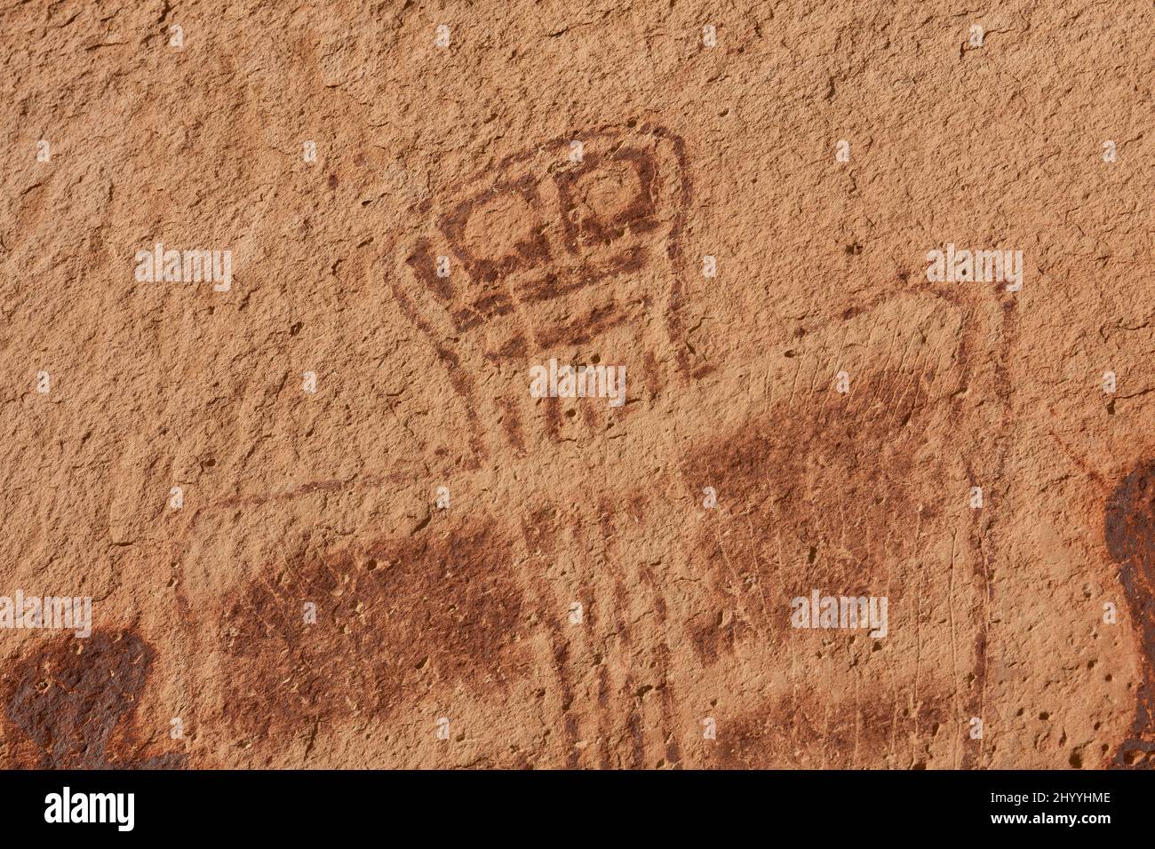 The Holy Ghost Panel in the Great Gallery, an ancient rock art panel in ...