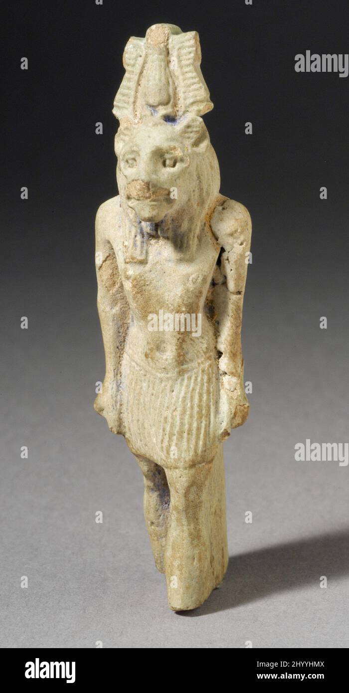 Crowned Male Figure. Egypt, Late Period (724 - 333 BCE). Sculpture ...