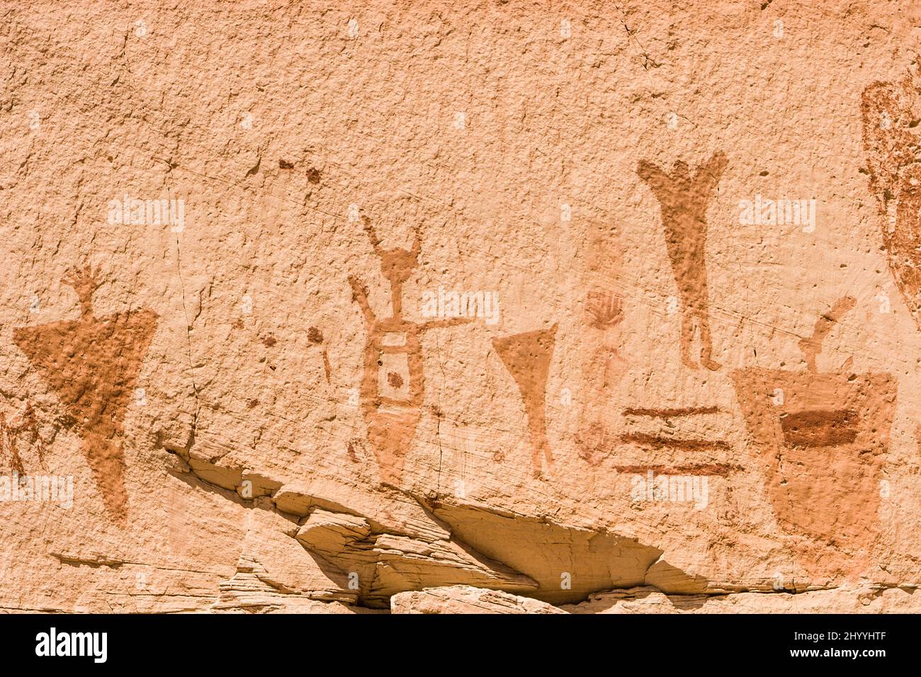 The Horseshoe Gallery in Horseshoe Canyon, Canyonlands National Park ...
