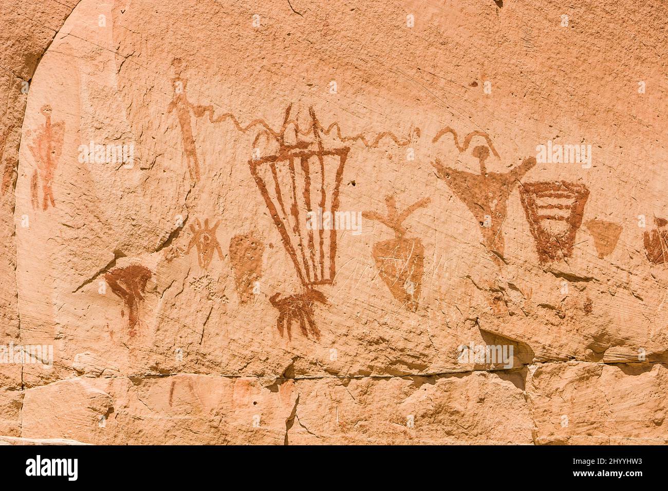 The Horseshoe Gallery in Horseshoe Canyon, Canyonlands National Park ...
