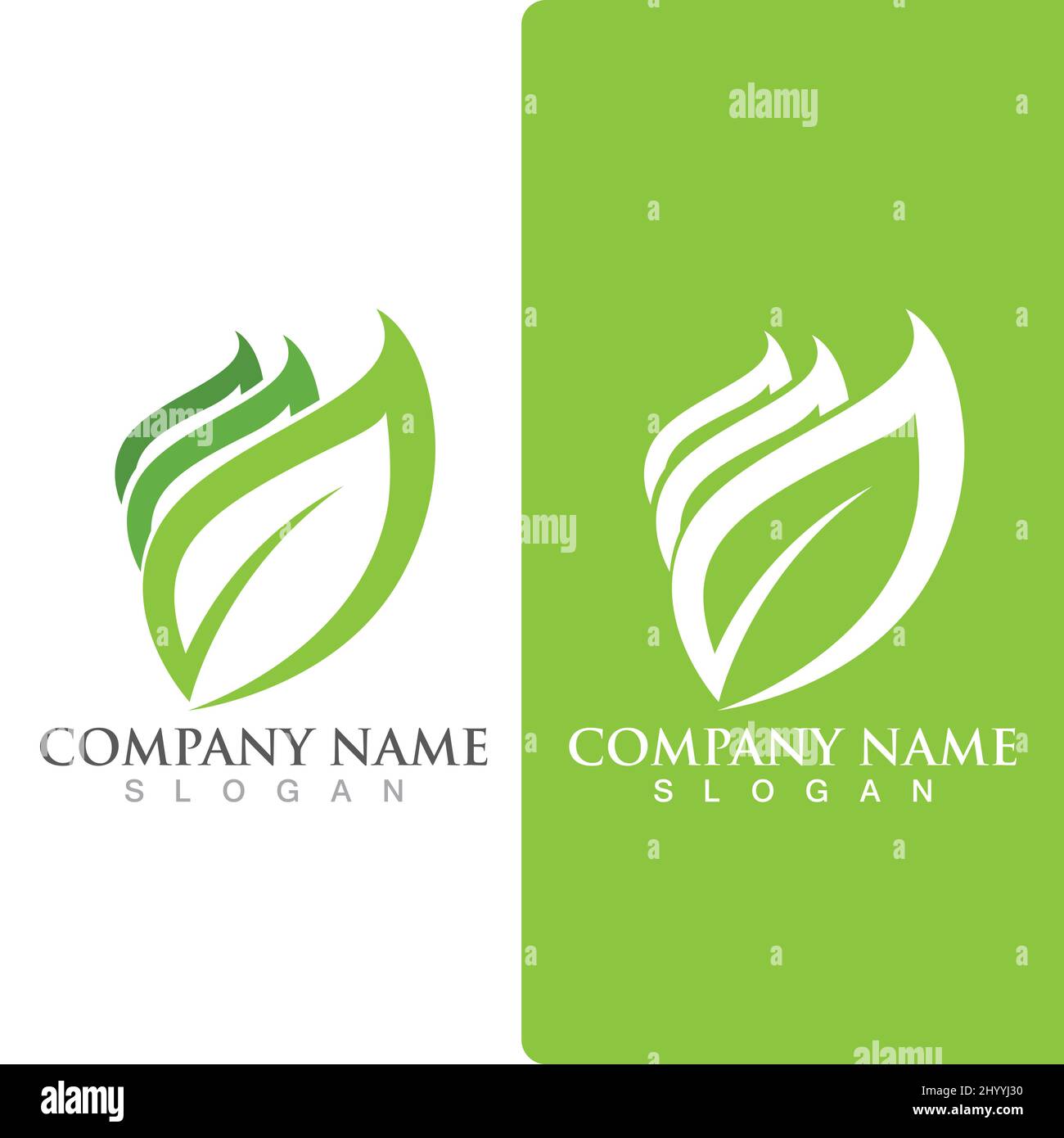 leaf ecology Logos of green Tree nature element vector Stock Vector ...