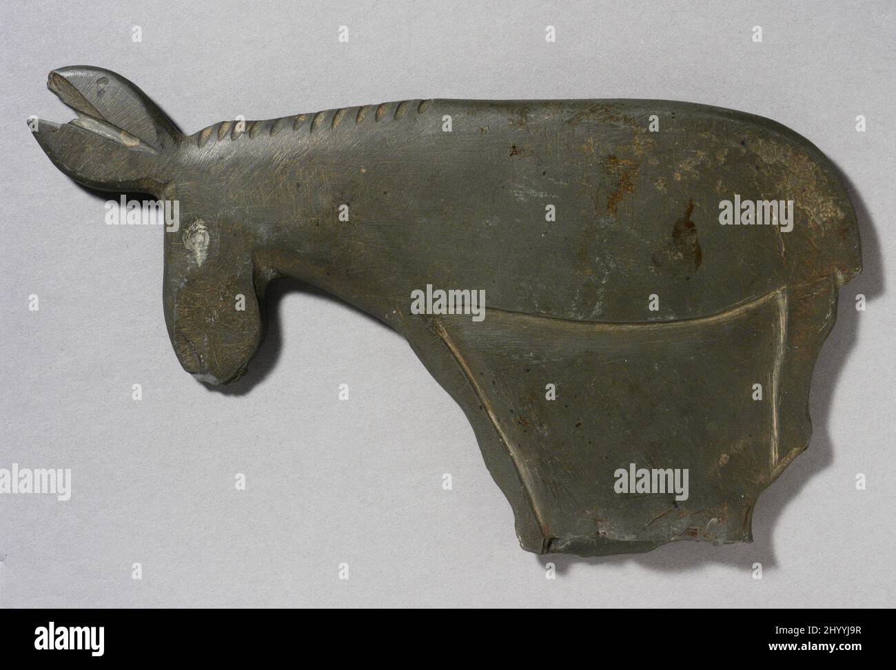 Palette in the Form of a Donkey. Egypt, circa 4000 - 3000 BCE. Tools ...
