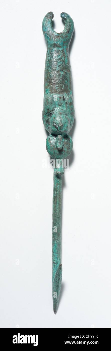 Votive Harpoon. Egypt, probably Ptolemaic Period (332 - 30 BCE). Arms ...