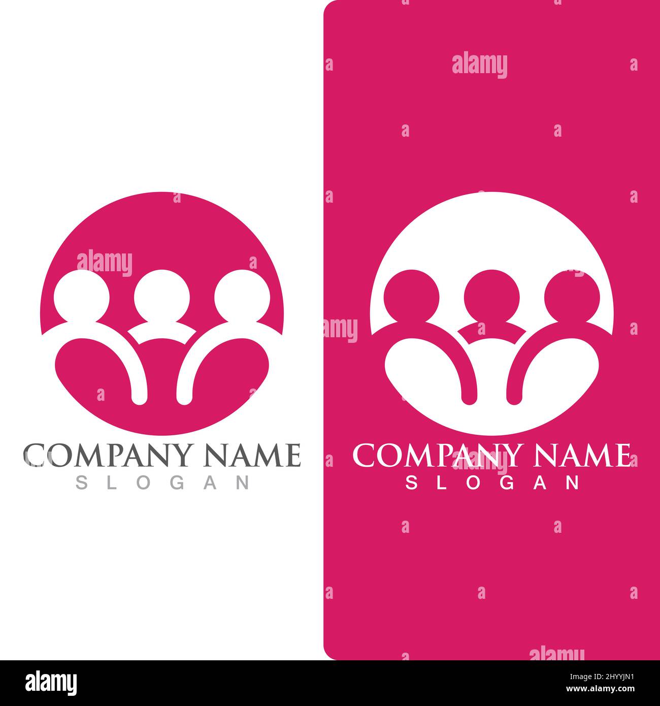 Adoption logo and symbol social icon design template Stock Vector Image ...