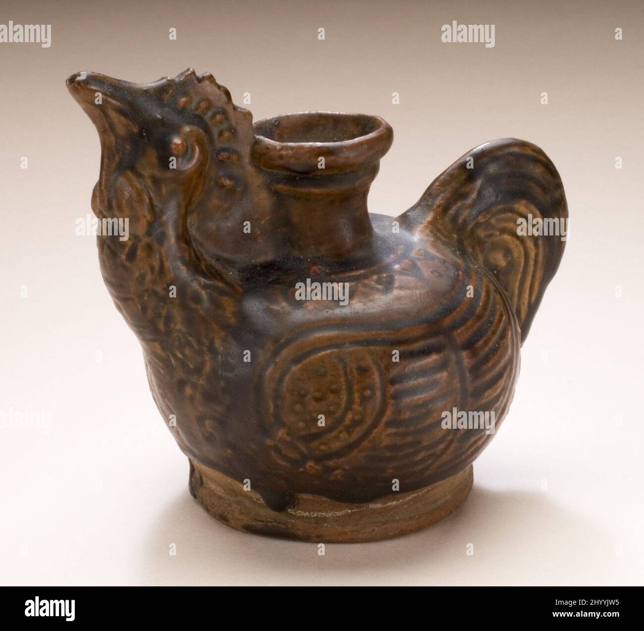 Water Dropper in the Form of a Chicken. Korea, Joseon (1392-1910), 19th ...