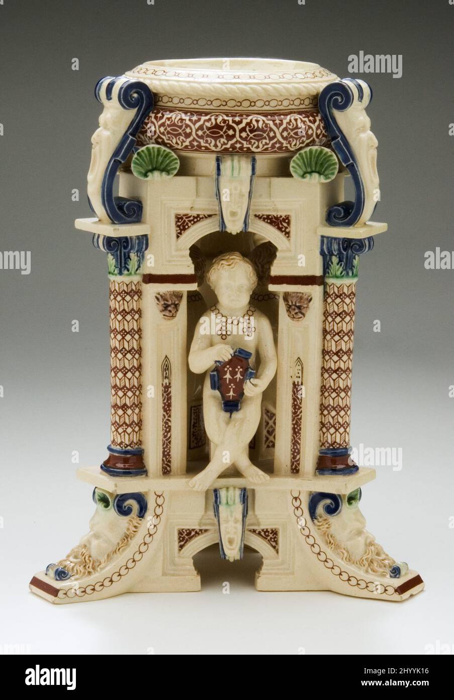 'Henri II Ware' Salt. Charles Toft, Sr. (England, circa 1828-1890 ...