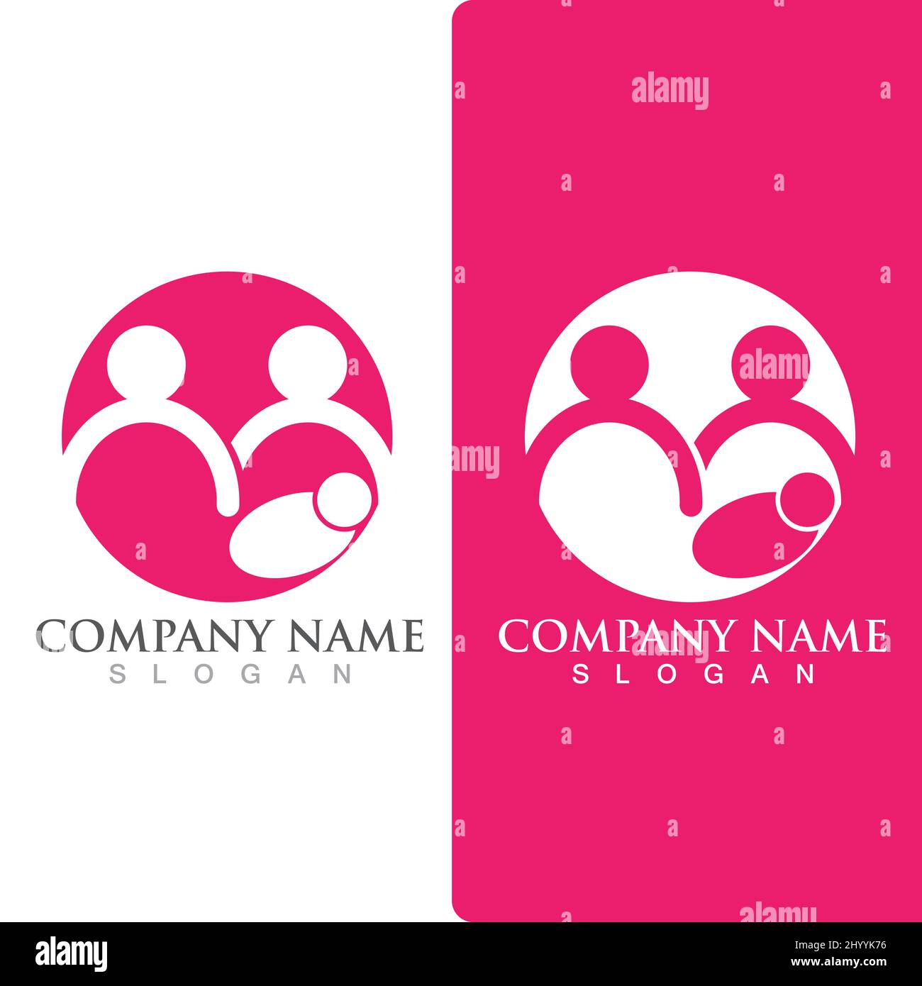 Adoption logo and symbol social icon design template Stock Vector Image ...