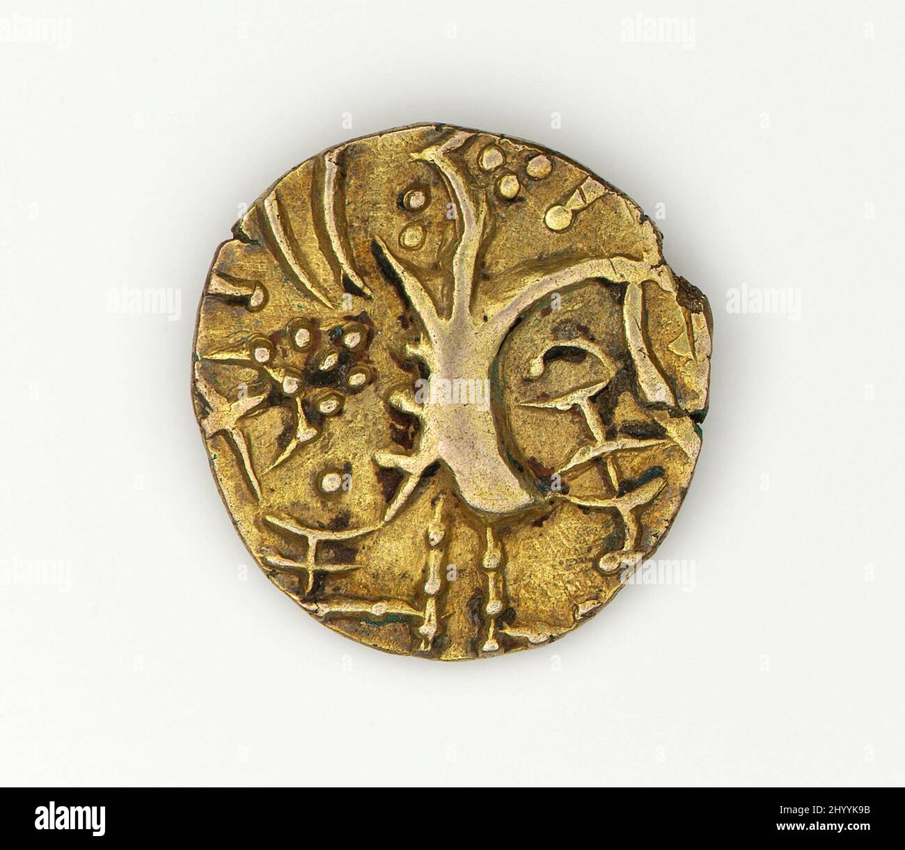 Dinar of Yasavarmana. India, Jammu and Kashmir, Kashmir region (?), 5th ...