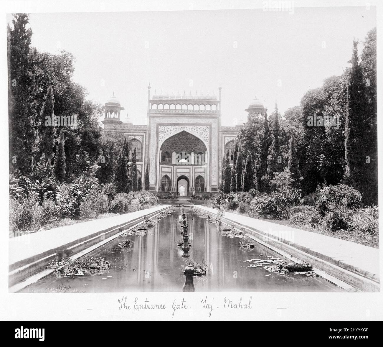 The Entrance Gate - Taj Mahal. Samuel Bourne (England, 1834-1912 ...