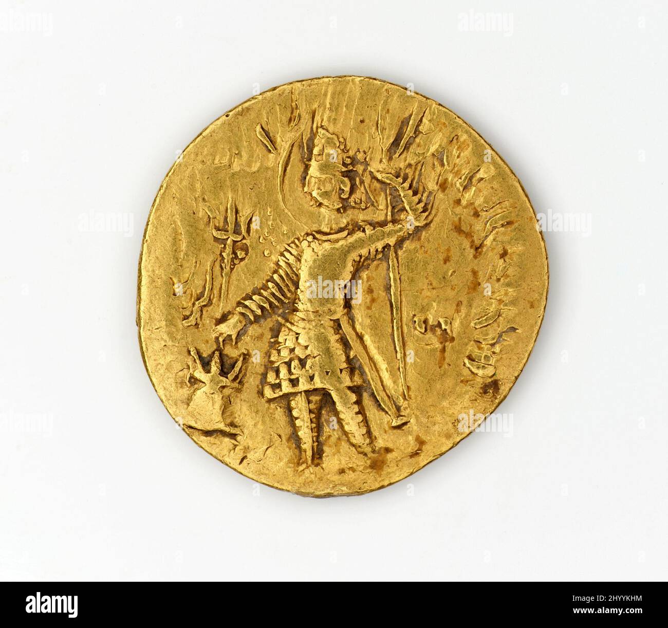 Dinar of Vasudeva I (?). India, circa 142-176. Tools and Equipment ...