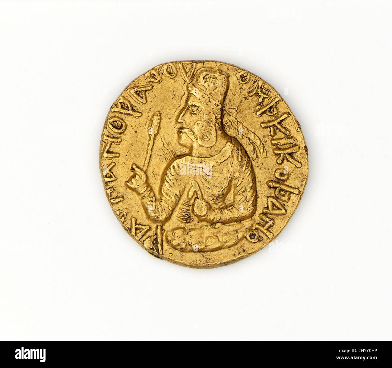 Dinar of Huvishka. India, circa 106-138. Tools and Equipment; coins ...