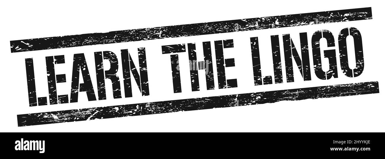 Learn the lingo Black and White Stock Photos & Images - Alamy